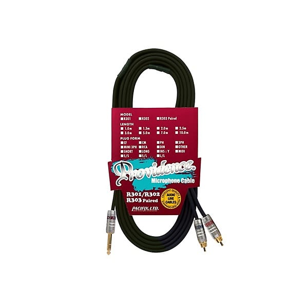 Providence R303 3PH-RC/RC (TRS - RCA) [5.0m] | Reverb