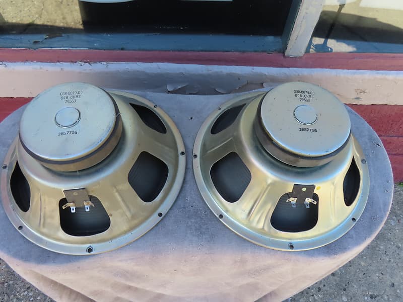 ROLA 1977 2-12" 50 WATT 8-16 OHM GUITAR SPEAKER PAIR | Reverb