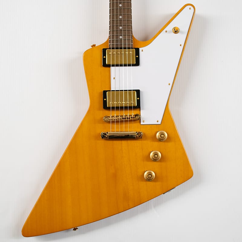 Epiphone 1958 Korina Explorer Electric Guitar - Natural | Reverb