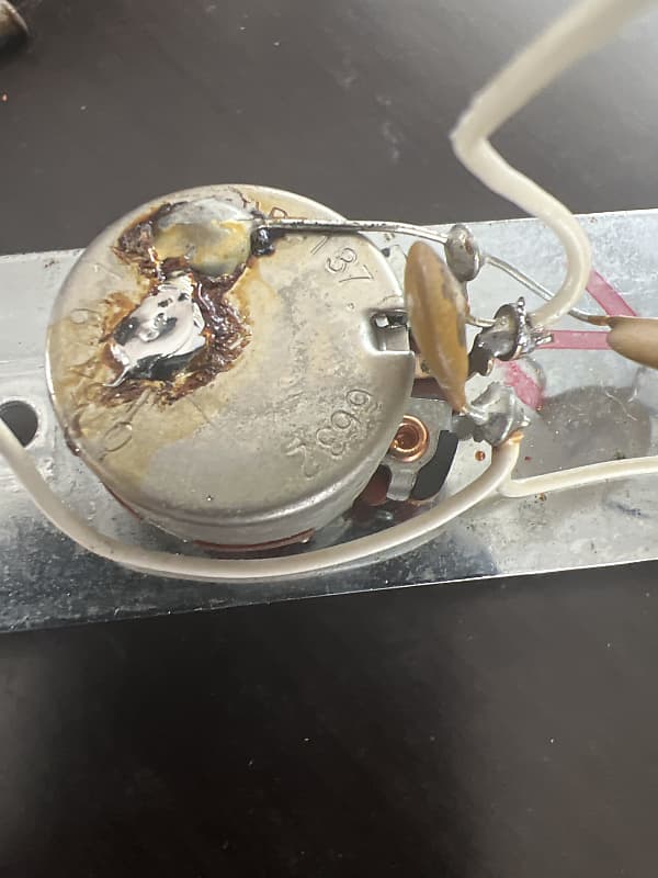 1969 Fender Telecaster control plate, pots, Caps & knobs | Reverb