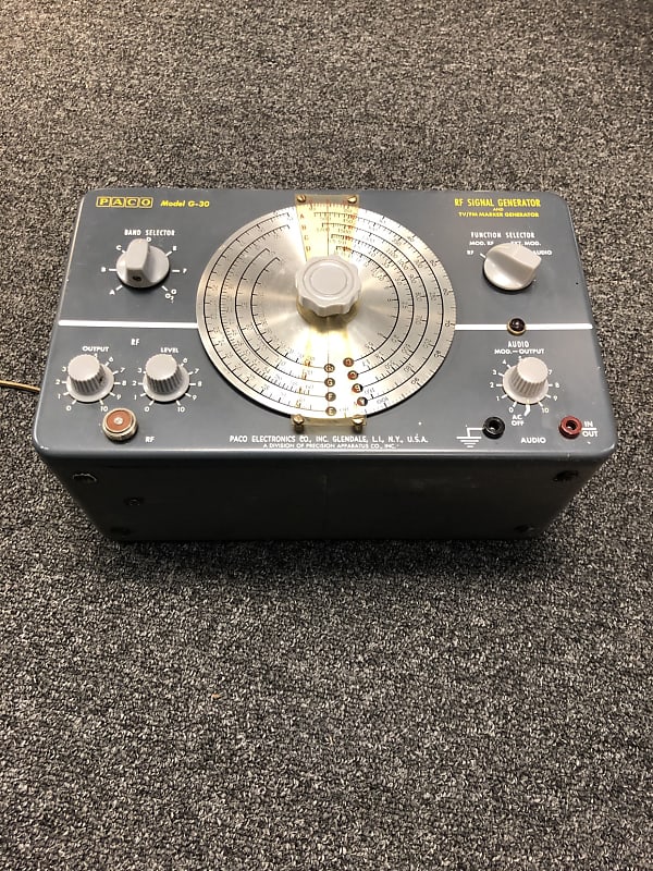 Paco Model G-30 RF Signal Generator | Reverb