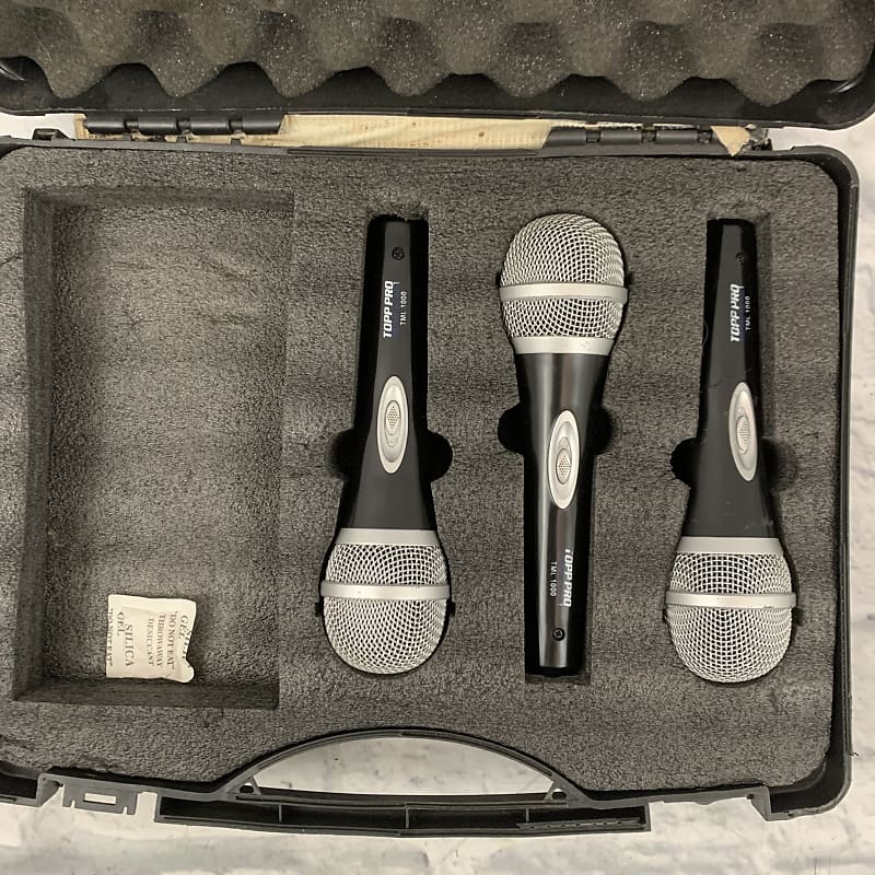 Topp Pro TML 1000 Microphone Set of 3 w/ Case | Reverb
