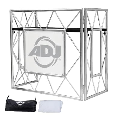 American DJ Pro Event Table II Foldable DJ Booth Truss Facade | Reverb