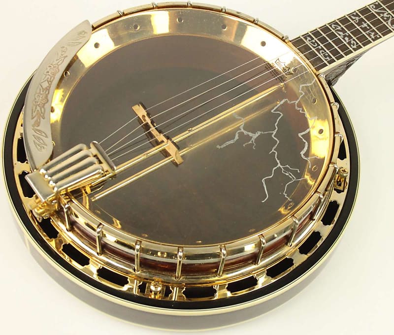 Samick SB-4 5-String Resonator Banjo w/HSC, Carved Heel & | Reverb