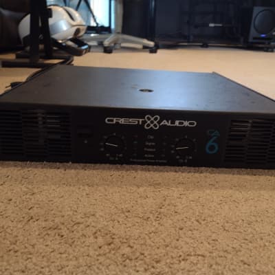 Crest Audio CA-6 2-Ch Pro Power Amplifier 400W/CH @ 8-Ohms | Reverb