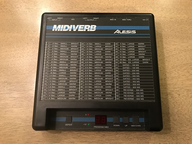 Alesis Midiverb 1 | Reverb
