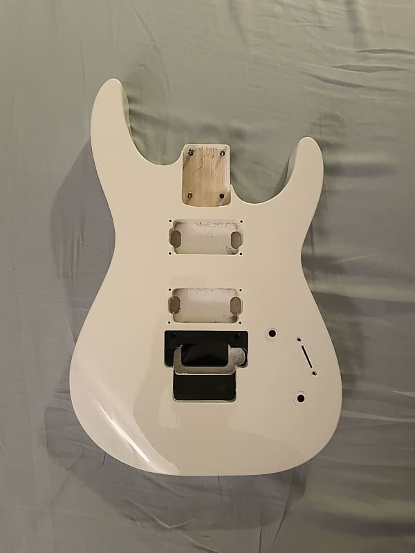 Jackson dinky soloist Dk body Snow White | Reverb