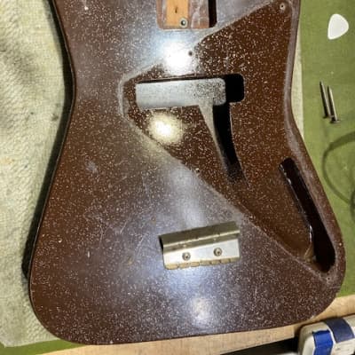 Danelectro Pro 1 Brown Sparkle 1960s | Reverb
