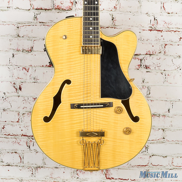 Yamaha AEX1500 Hollow Body Electric Guitar Natural | Reverb