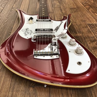 1966 Teisco Spectrum 2 Red Finish | Reverb
