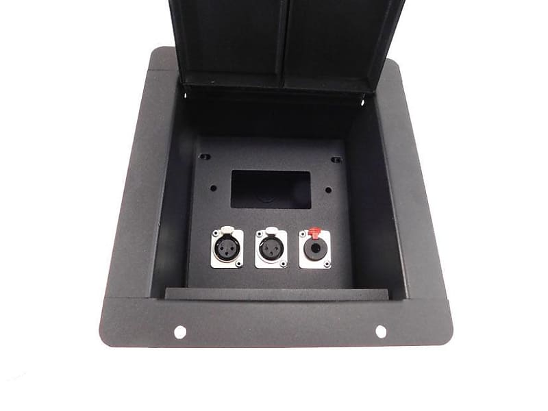 PROCRAFT FPML-1DEC3X-BK Recessed Stage Pocket / Floor Box 1 | Reverb