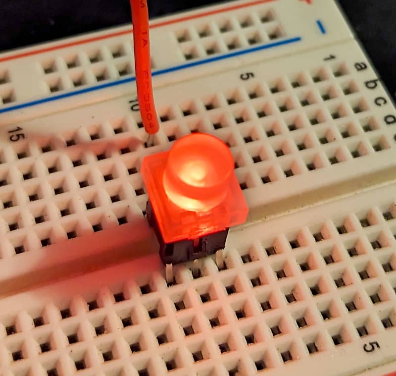 500pcs Illuminated Red Pushbutton Switch Momentary For | Reverb