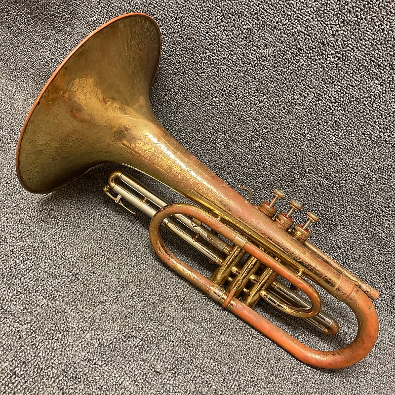 Reynolds Contempora Marching Mellophone w/ Case & Mouthpiece | Reverb