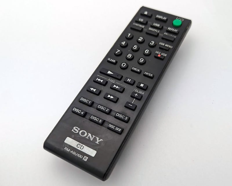 Sony RM-ASU100 Remote Control for Sony 5-Disc CD Changer | Reverb