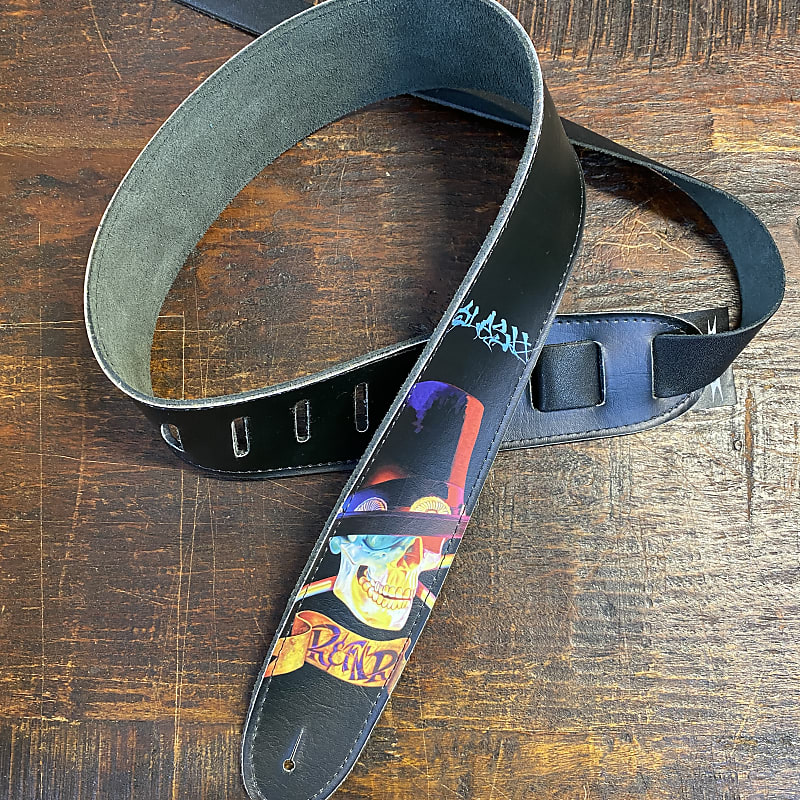 Perri’s Leathers Slash X Leather Guitar Strap - P25SH-1368 | Reverb