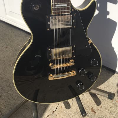 Samick les paul custom 1987 Black very rare the samick | Reverb