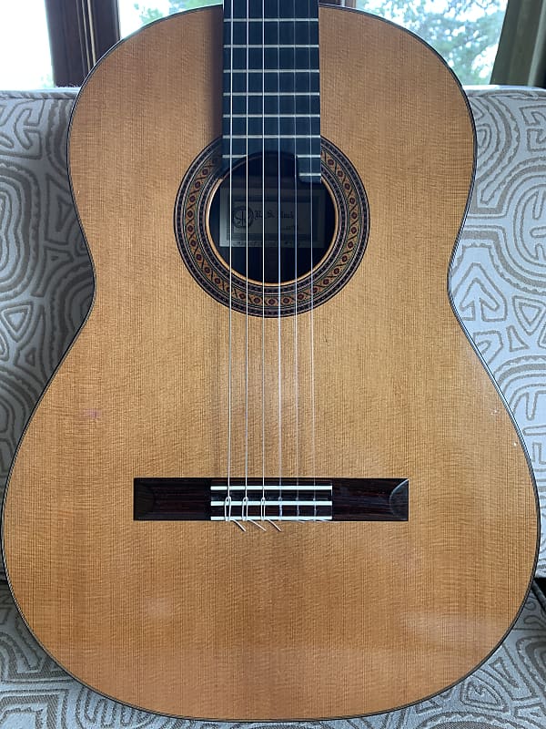 Robert Ruck Concert Classical 1996 Cedar / Indian Roswood | Reverb