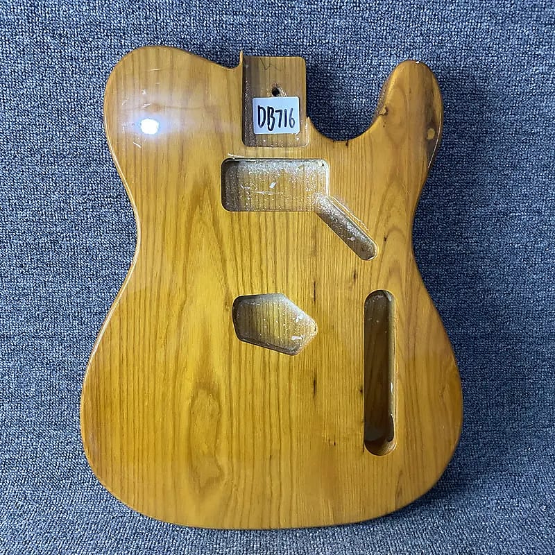 Solid Ash Wood Telecaster Tele Style Guitar Body | Reverb