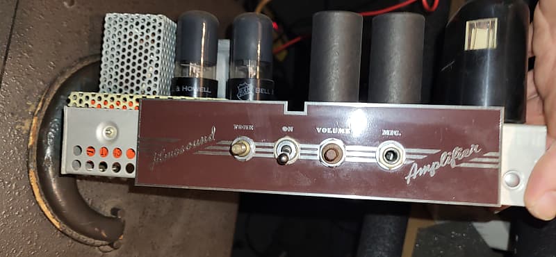 Bell & Howell filmosound amp 185 50s - Gray | Reverb