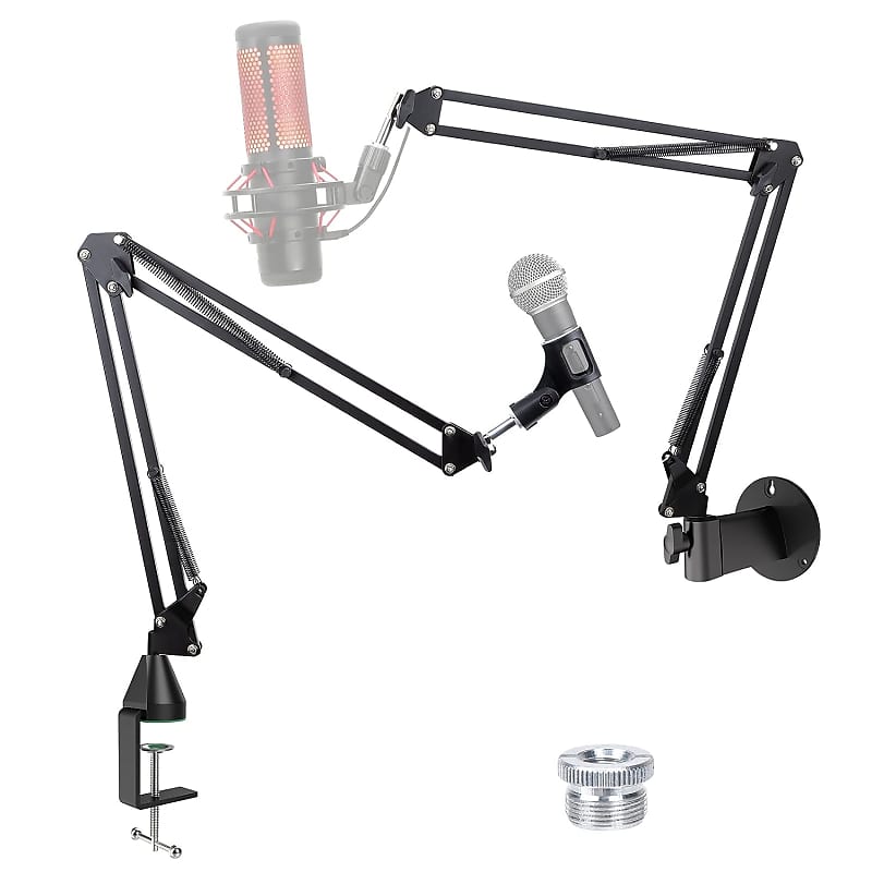 Mic Stand - Microphone Arm With Upgraded Heavy Duty Clamp, | Reverb
