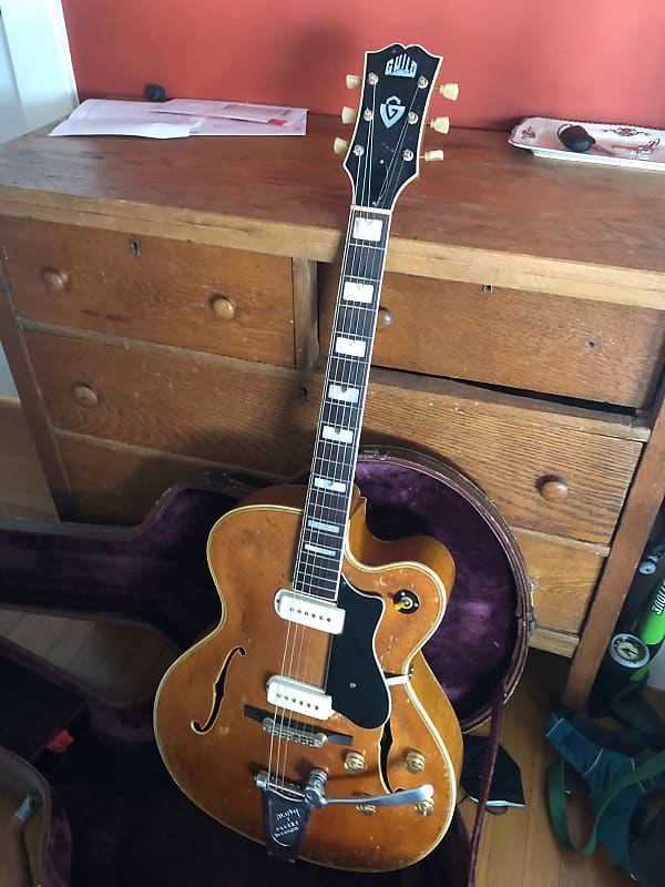 1953 Guild x-550 -- very early, one of the first 150 Guild | Reverb