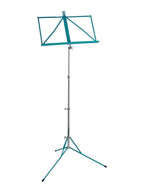 Music stand, foldable, turquoise powder coating | Reverb