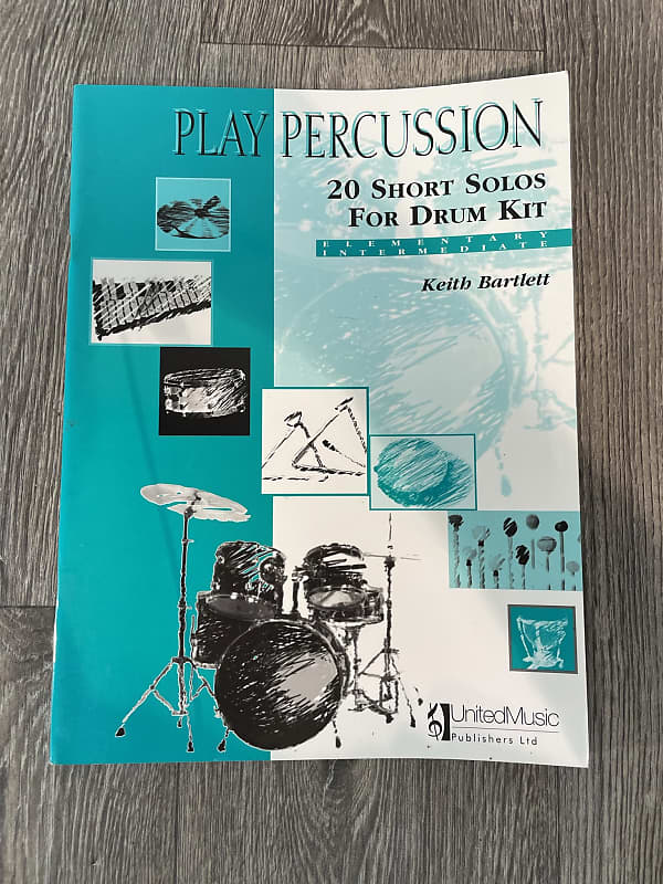 Play Percussion 20 Short Solos for Drum Kit/Drum Book/Music | Reverb