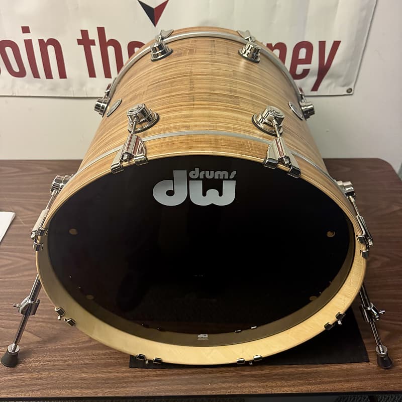 DW Eco-X 18x20 Bamboo/Birch Bass Drum - Banana | Reverb
