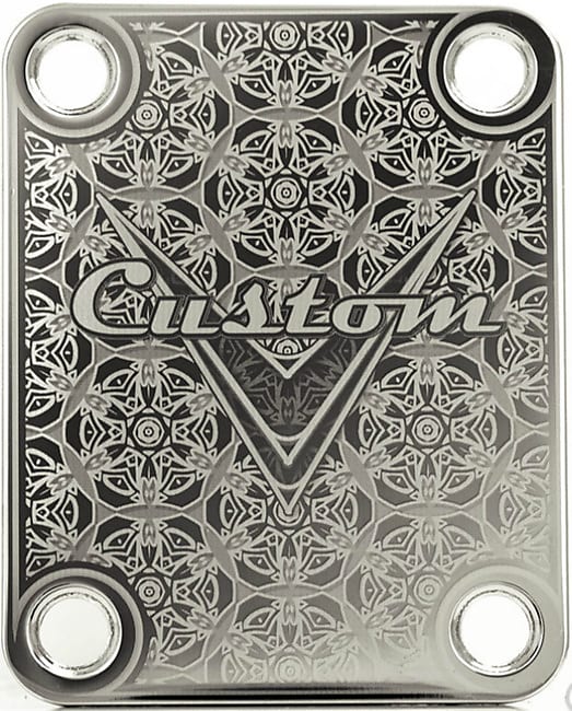 Neck Plate - Custom Chrome - Guitar and Low | Reverb