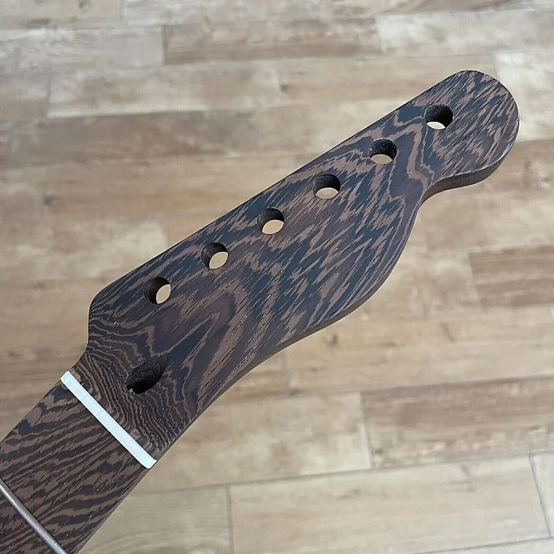 Wenge Wood Telecaster Tele Style Guitar Neck DIY Project | Reverb