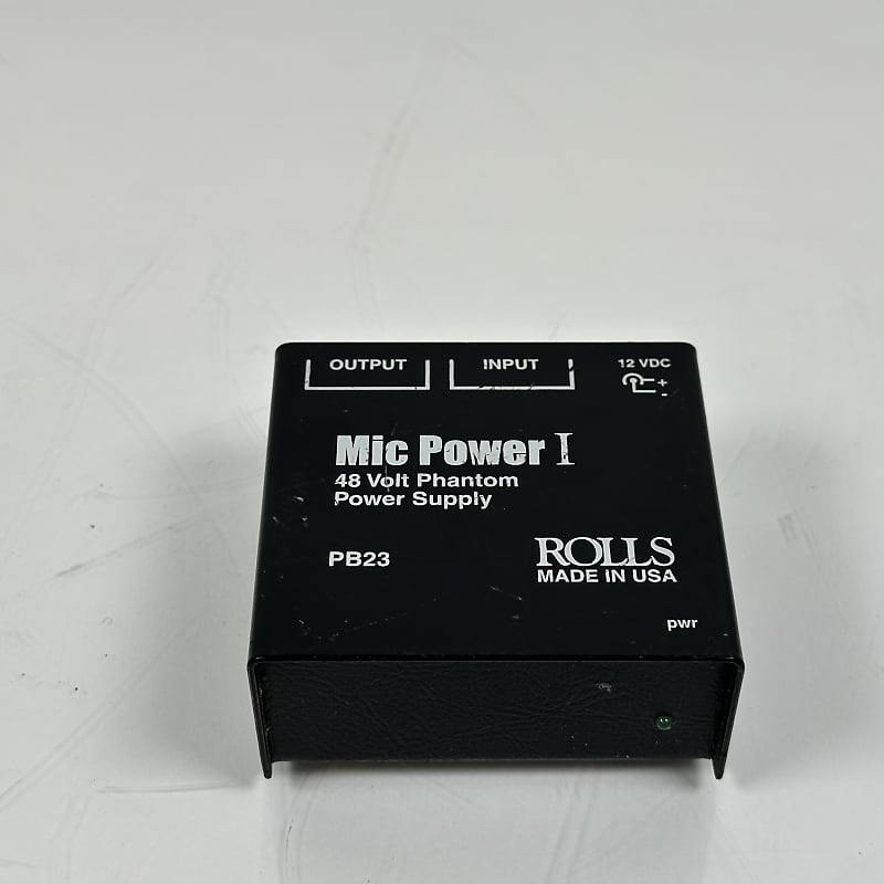 Rolls PB23 Microphone 48V Phantom Power Adapter | Reverb