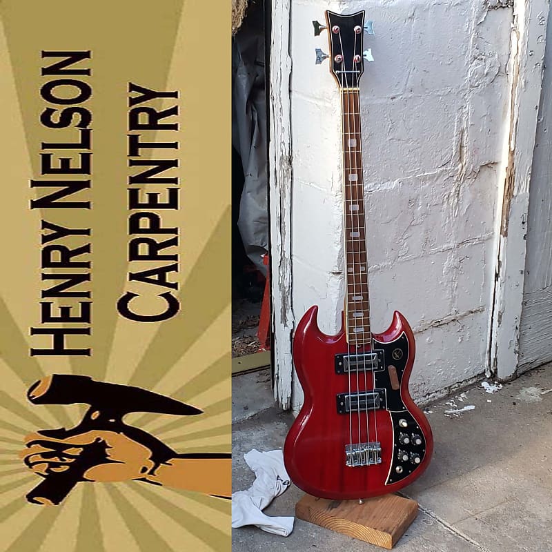 Japanese Lawsuit Kay SG-Style Bass K2B Gibson EB0 Copy | Reverb