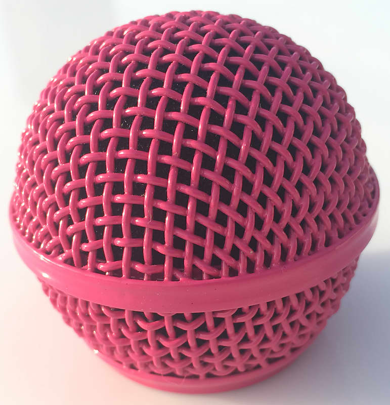 Shure SM58 Custom Hot Pink Powder Coated Mic Grille please | Reverb