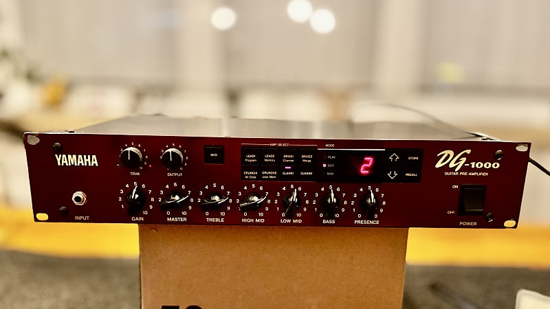 Yamaha DG 1000 Allan Holdsworth Preamp - Red | Reverb