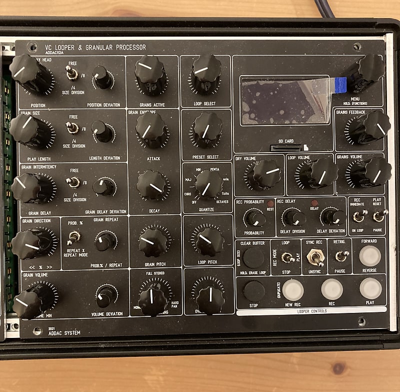ADDAC 112 VC looper and granular sampler - black | Reverb