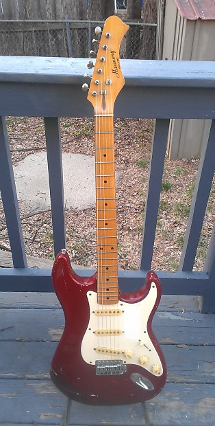 1980s Harmony H-80T Stratocaster . Cool Relic .Rare version | Reverb