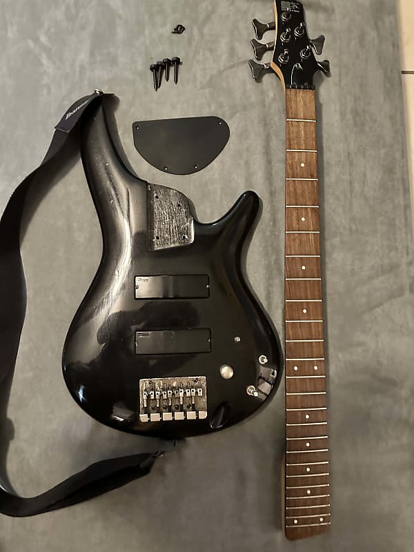 Ibanez SR305 Project Bass Guitar 2009 - Black Sparkle | Reverb