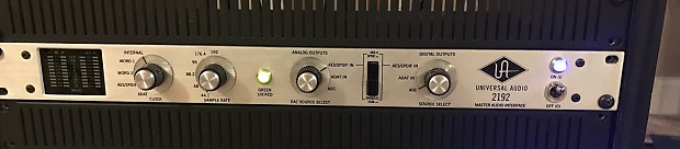 Universal Audio 2192 Stereo AD/DA Converter | Reverb