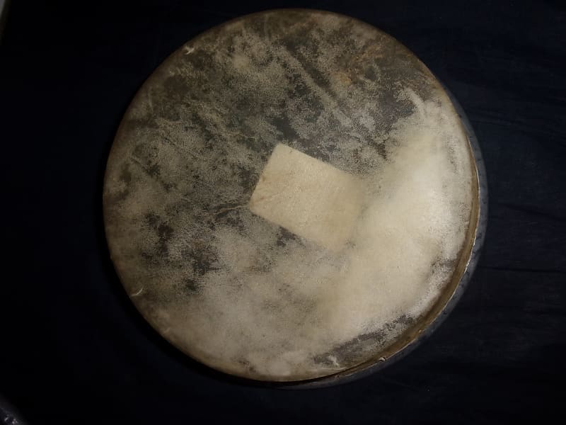 6" Real Skin Bongo Head Replacement has 7" Rim x 1.5" deep | Reverb
