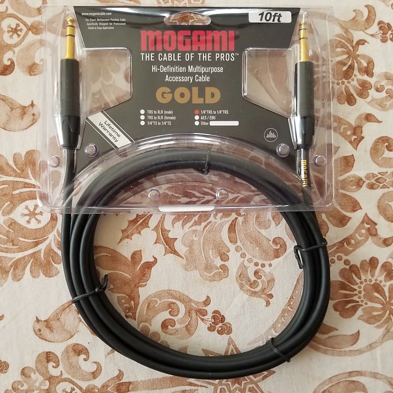 Mogami Gold 10ft. Instrument Cable | Reverb
