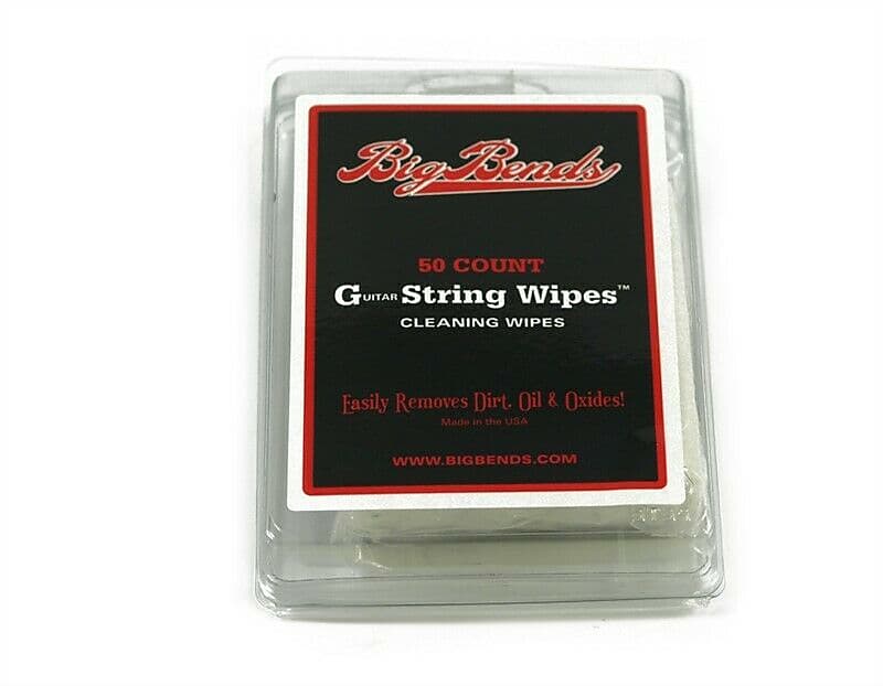 Big Bends Guitar String Wipes 50 lingettes de nettoyage des | Reverb
