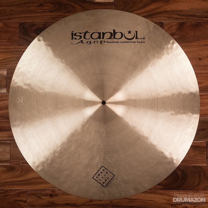 ISTANBUL AGOP 24" TRADITIONAL SERIES HEAVY RIDE CYMBAL | Reverb UK