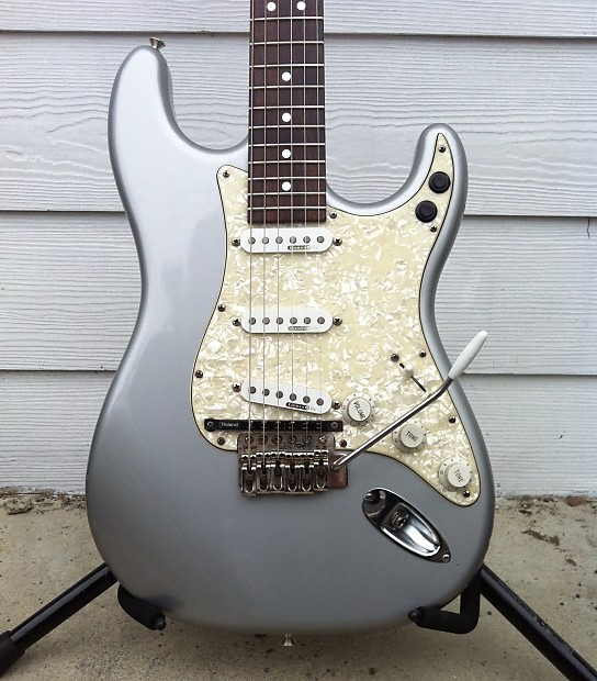 Warmoth Stratocaster 1995 Inca Silver Swamp Ash, Kinman | Reverb
