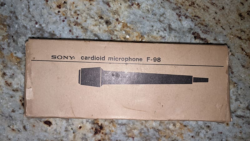 Sony NOS F-98 cardioid microphone | Reverb
