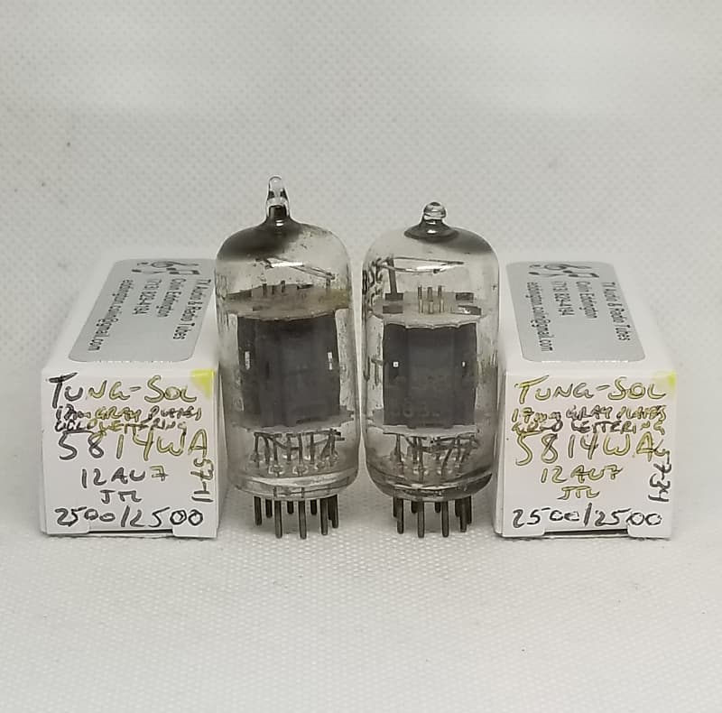 Tung-Sol JAN 5814WA Gray Plate Perfectly Balanced And Matched | Reverb