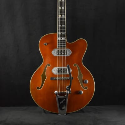Eastman T58/V-AMB Bigsby Archtop Antique Amber Varnish Finish | Reverb
