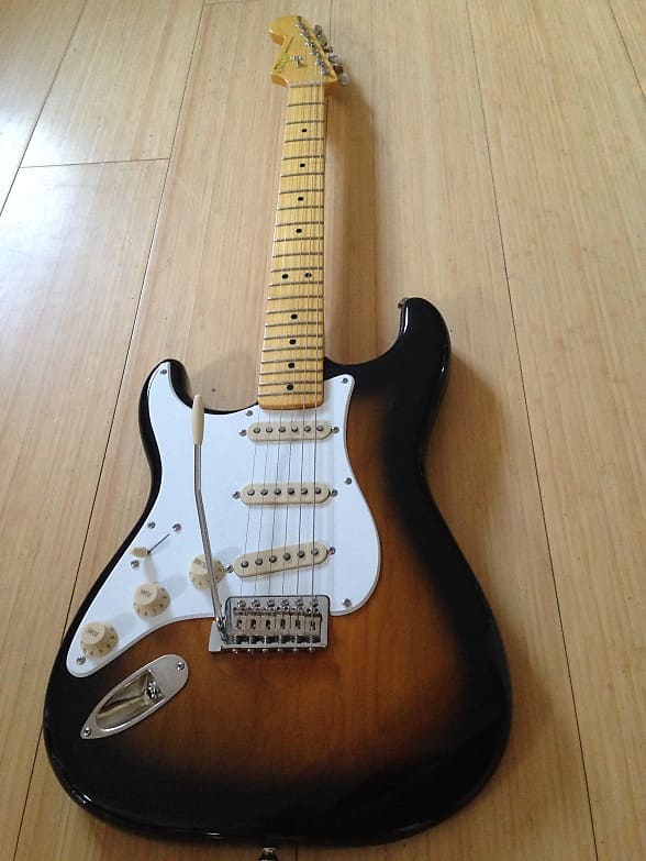 2019 Squier by Fender '57 Stratocaster Guitar Lefty Vintage | Reverb