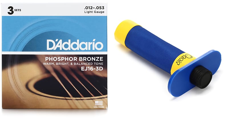 D'Addario EJ16 Phosphor Bronze Acoustic Guitar Strings - | Reverb
