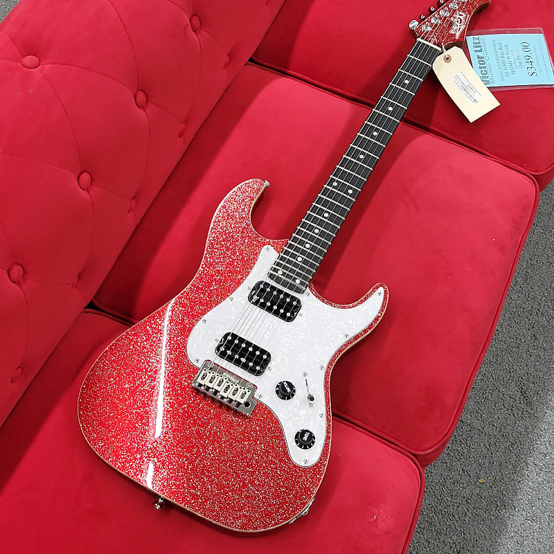 JET JS500 S-Style HH - Red Sparkle | Reverb
