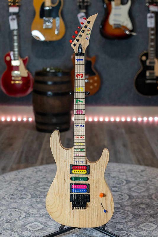 Kiesel JB24 Jason Becker Numbers Guitar - Natural | Reverb